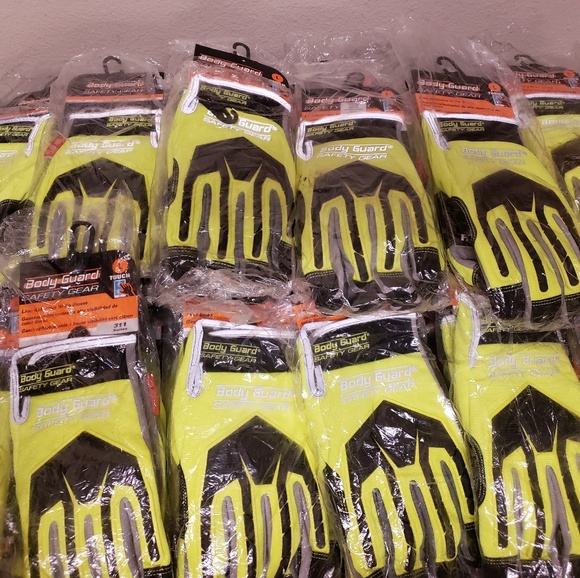 Body guard | Other | Series 31 Hivis Lime Body Guard Mechanic Gloves ...